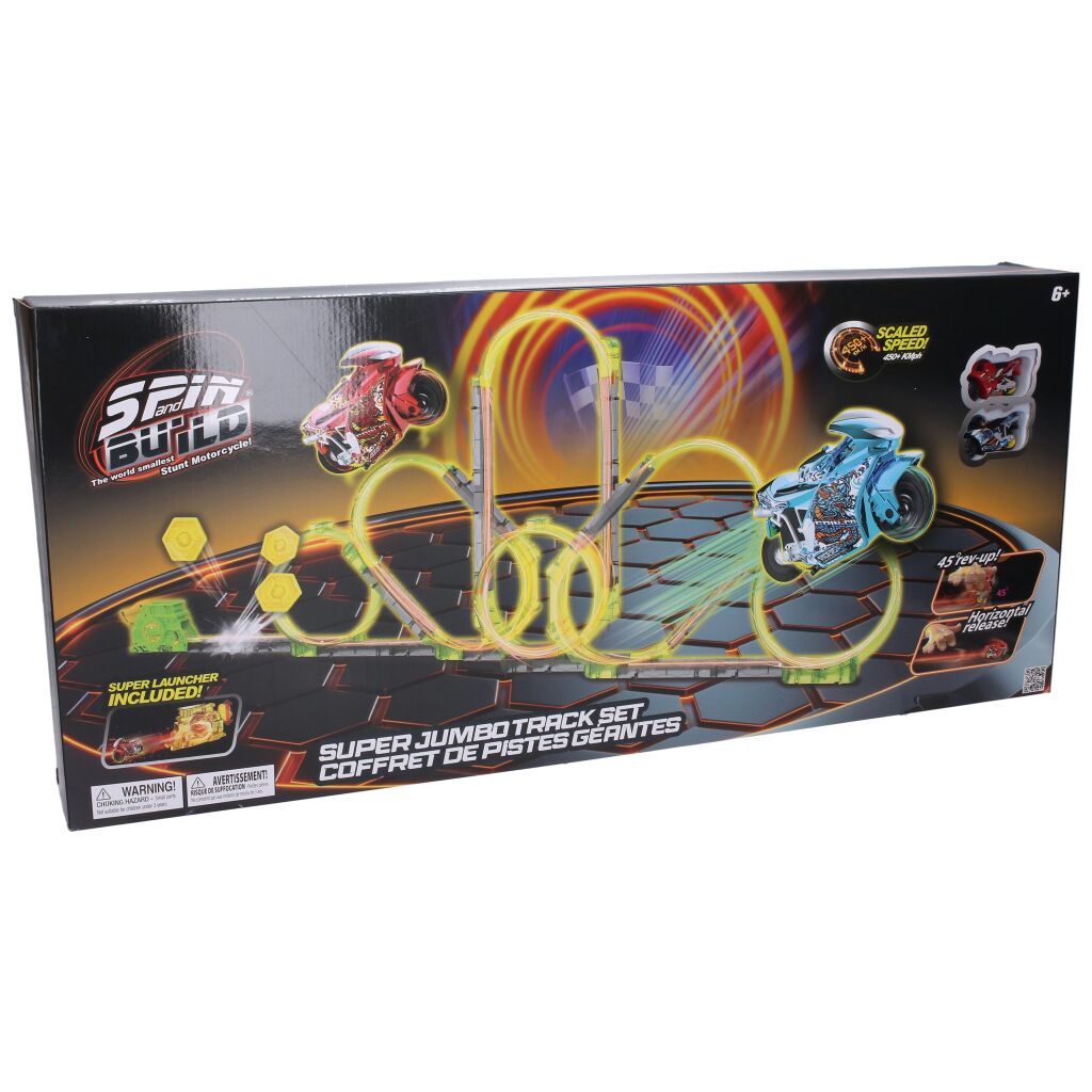 Spin and Build Super dráha s 2 motorkami | wikyhracky.cz
