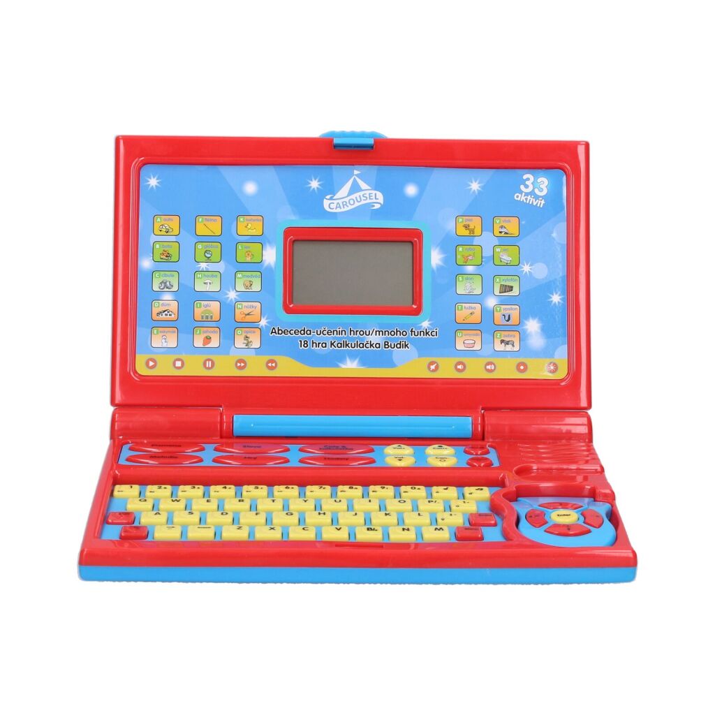 Laptop dětský 24x19,5 cm - mluví česky, český obal | wikyhracky.cz