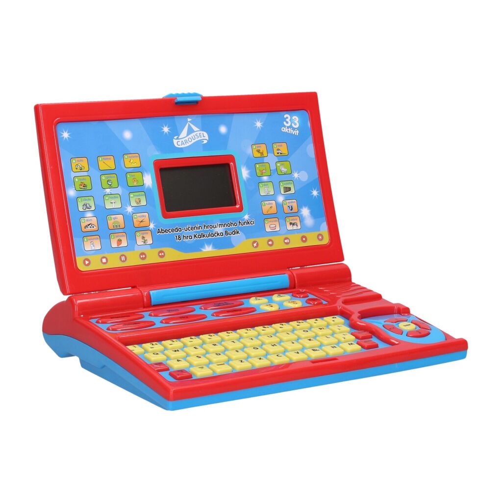 Laptop dětský 24x19,5 cm - mluví česky, český obal | wikyhracky.cz