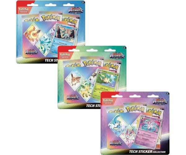 Pokémon TCG: SV8.5 Prismatic Evolutions - Tech Sticker Collection ...